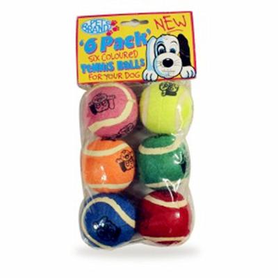 China Squeaky Ball Dog Toys 5cm Natural Rubber Pet Tennis Balls for Dogs for sale