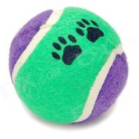China Magic Expanding Tennis Ball for Small Dogs 2 Inch and 1.5 Inch Sizes with Leather Handle for sale