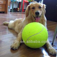 China Giant Inflatable Jumbo Tennis Ball 9.5 Inch Red Gray Promotional Novelty Toy for sale