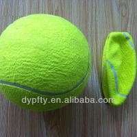 China Giant Inflatable Jumbo Tennis Ball 9.5 Inch Red Gray Promotional Novelty Toy for sale