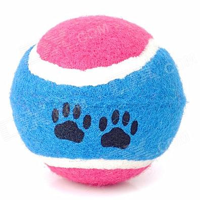 China Custom Logo Pet Tennis Ball 2.5 Inch Non Toxic Rubber Dog Toy for Promotional Use for sale