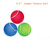 China 9.5 Inch Jumbo Tennis Ball 24cm Diameter Polyester Felt Waterproof Pet Dog Toy for sale