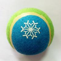 China Snow printing tennis ball toy for sale