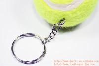 China Promotional tennis ball keychain for sale