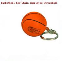 China Custom Rubber Basketball Keychain Promotional Sports Gift 5cm Mini Size for sale
