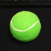 China 2.5'' dog chewing tennis ball with squeaker inside for sale