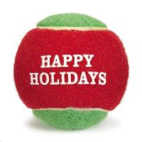 China Natural Rubber Pet Tennis Balls 2.5 Inch Safe Dog Balls Custom Logo for sale