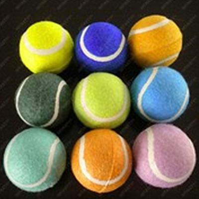 China 40mm Mini Tennis Ball for Pets Natural Synthetic Rubber Safe Dog Cat Toy for sale