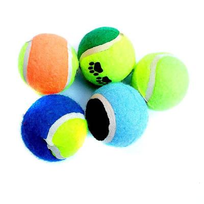 China Pet Tennis Balls for Dogs Natural Synthetic Rubber Safe Non Toxic 5000pcs MOQ for sale