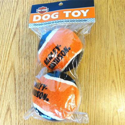 China Custom Logo Pet Tennis Balls 60mm Natural Rubber Dog Balls Safe Non Toxic for sale