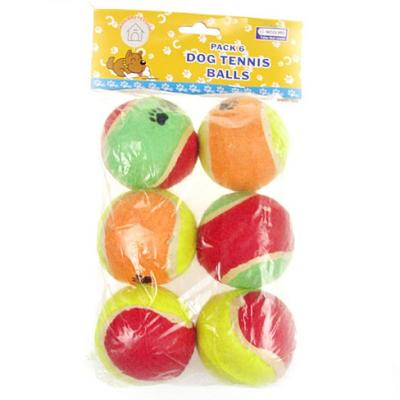 China 40mm Pet Tennis Balls for Dogs Natural Rubber Safe Non Toxic Custom Logo 5000pcs for sale