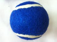 China Custom Logo Pet Tennis Balls 5000pcs Natural Rubber Dog Balls Safe Non Toxic for sale