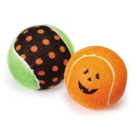 China Natural Synthetic Rubber Pet Tennis Balls 2.5 Inch Safe Dog Balls Custom Logo for sale