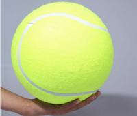 China Inflatable Bouncing Ball Pet Toy 9.5 inch Polyester Felt Rubber Bladder Custom Logo for sale