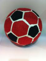 China Large Inflatable Ball 9.5 Inch Pet Toy Tennis Ball Custom Logo Polyester Felt Rubber Bladder for sale
