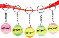 China promotional tennis ball with keychain 1.5'' for sale