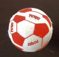 China Natural Rubber Pet Tennis Balls for Dogs 2.5 Inch Non Toxic Safe Dog Toys for sale