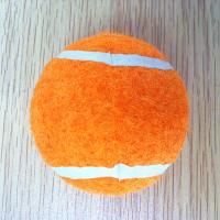 China Natural Rubber Pet Tennis Balls 5cm Non-Toxic Dog Toy for Promotional Use for sale