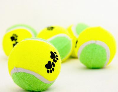 China Mini Dog Tennis Balls 2.5cm Natural Rubber Pet Toy Balls for Play for sale