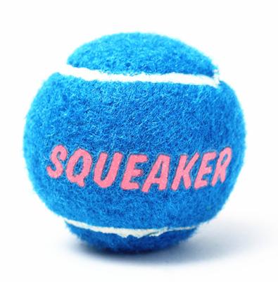 China Natural Rubber Pet Tennis Ball for Dog Exercise Toy 2.5 Inch Diameter for sale
