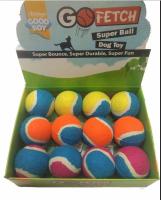 China Super Ball Sponge Dog Tennis Ball Durable Super Bounce Fun Pet Puppy Balls Bulk 2.5 Inch for sale