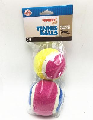 China Natural Rubber Dog Tennis Balls 6.3cm Outdoor Indoor Fetch Play Toy for Pets for sale