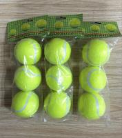 China 9-Pack Dog Tennis Ball 2.5 Inch Non-Toxic Pet Fetch Toy for Outdoor Play for sale