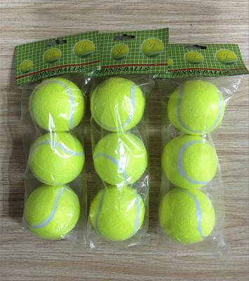 China 9-Pack Dog Tennis Ball 2.5 Inch Non-Toxic Pet Fetch Toy for Outdoor Play for sale