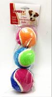 China Mini Tennis Balls for Small Dogs 3 Pack 4cm Non-Toxic Pet Toy for sale