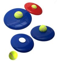 China Pet Tennis Balls Natural Rubber Dog Balls 2.5 Inch Diameter Safe Non Toxic for Dogs Cats for sale