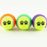 China squeaky pet tennis ball training toy ball 3 pack 2.5'' for sale