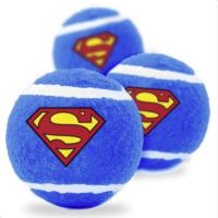 China Custom Logo 2.5 Inch Eco Friendly Rubber Pet Tennis Balls for Dog Exercise Training Throwing Balls for sale