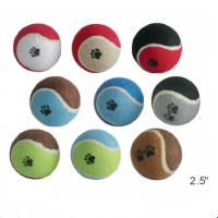 China 6pcs Pet Dog Chew Tennis Balls Funny Interactive Toy for Cats Dogs Training Play for sale