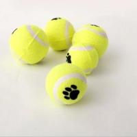 China 6pcs Pet Dog Chew Tennis Balls Funny Interactive Toy for Cats Dogs Training Play for sale