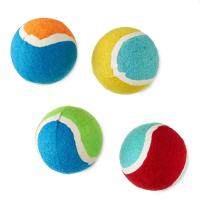 China 2pk squeaky dog tennis balls for sale