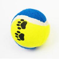 China 2pk squeaky dog tennis balls for sale
