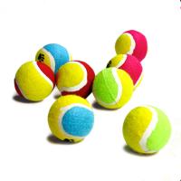 China 2pk squeaky dog tennis balls for sale