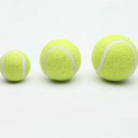 China Wholesale Custom Logo Pet Puzzle Food Dispenser Interactive Tennis Ball Fetch Toy 2 in 1 for sale