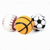 China Outdoor 6.3cm Rubber Soft Fetch Toy Tennis Ball for Pet Playing and Training for sale