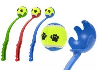 China Eco-Friendly Rubber Pet Training Tennis Balls 6.3cm Diameter for Durable Dog Exercise for sale