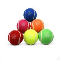 China Squeaky Tennis Balls for Dogs 2.58 Inch Interactive Dog Toy Durable for Small Medium Large Dogs Training for sale