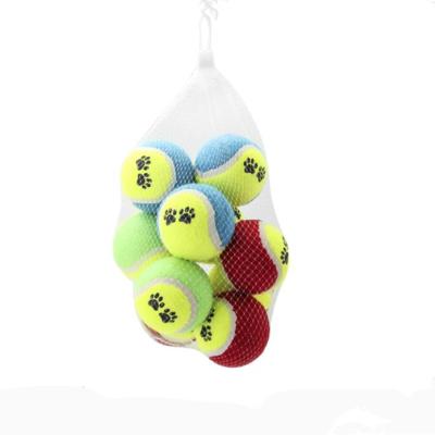 China 12 Pack Tennis Balls Training Practice Felt Bulk Balls for Ball Machine Beginners for sale