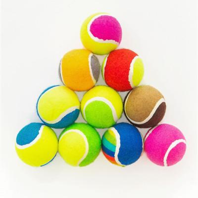 China Pet Tennis Balls for Dogs and Cats 2.5 Inch Non Toxic Natural Rubber Dog Toy Balls for sale