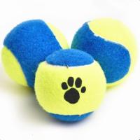 China training exercise pet toy durable elastic rubber  tennis ball for sale