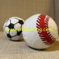 China Custom Logo Strong Dog Ball 5000pcs MOQ Natural Synthetic Rubber Pet Tennis Ball for sale