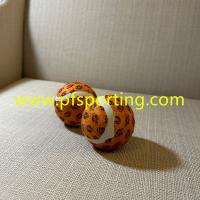 China Custom Logo 2.5 Inch Eco-Friendly Rubber Pet Tennis Balls for Dog Exercise Training for sale