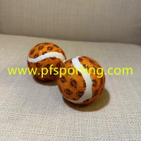 China Custom Logo 2.5 Inch Eco-Friendly Rubber Pet Tennis Balls for Dog Exercise Training for sale