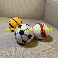 China Custom Logo Eco-Friendly Rubber Tennis Ball Dog Training Toy 5000pcs MOQ for sale