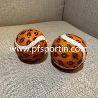 China Custom Logo 2.5 Inch Eco-Friendly Rubber Pet Tennis Balls for Dog Exercise Training for sale