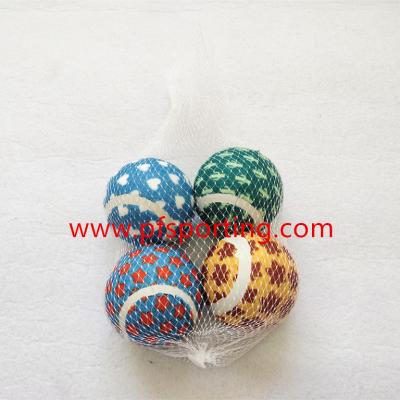 China Indestructible Dog Ball Pet Tennis Ball Toy Training Ball for Aggressive Chewers 65mm for sale